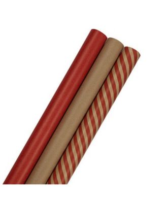 JAM Paper GiFoot Wrap - Kraft Wrapping Paper - 87.5 Square Foot Total ...