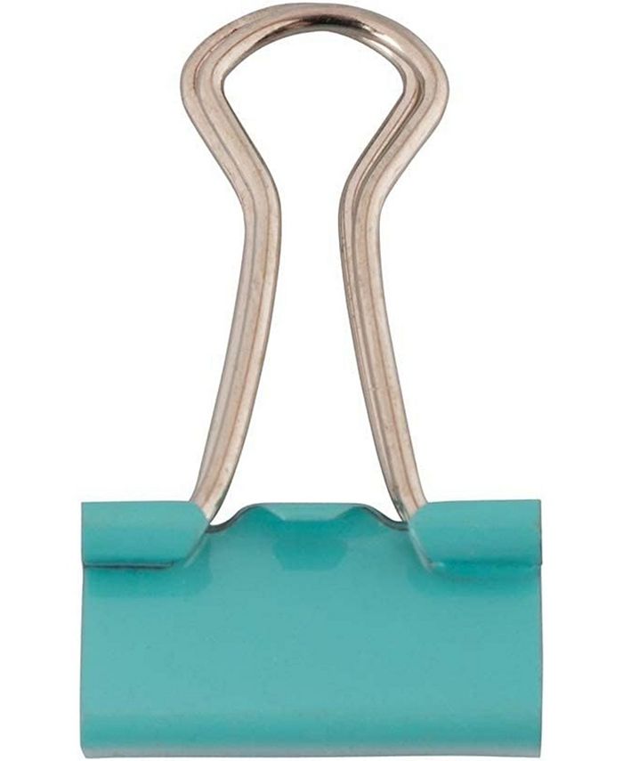 JAM Paper Colorful Blinder Clips - Small - 0.75", 19 Millimeter - 25 ...
