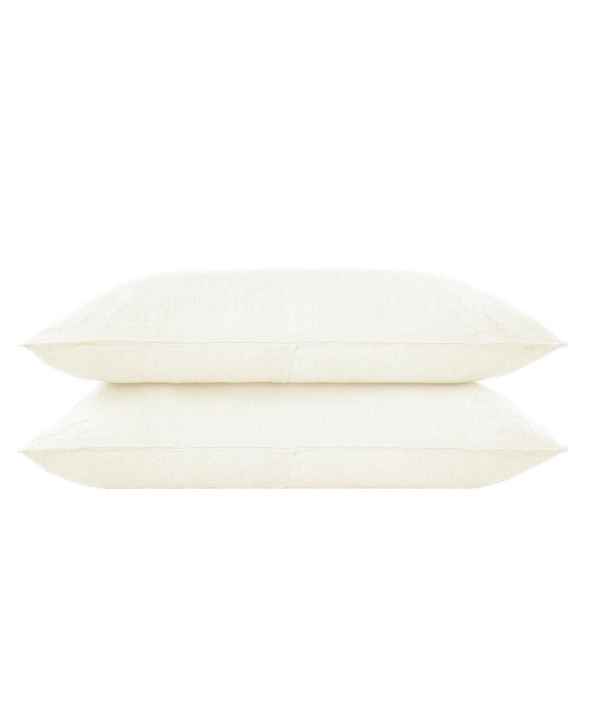 Click here for 100 French Linen Pillowcase Set - Standard - Cream prices