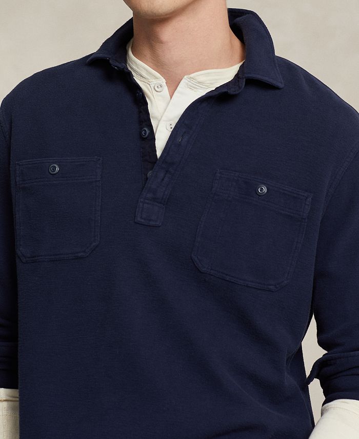 Polo Ralph Lauren Men's Classic-Fit Moleskin Popover Workshirt - Macy's