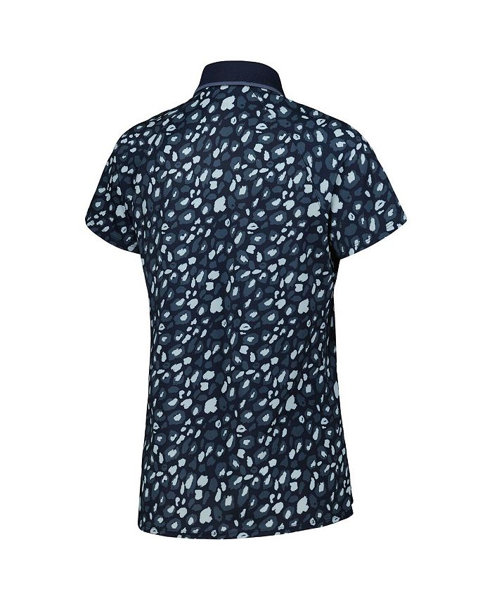 Puma Women's Navy THE PLAYERS MATTR Pathfinder Raglan Quarter-Zip Polo ...