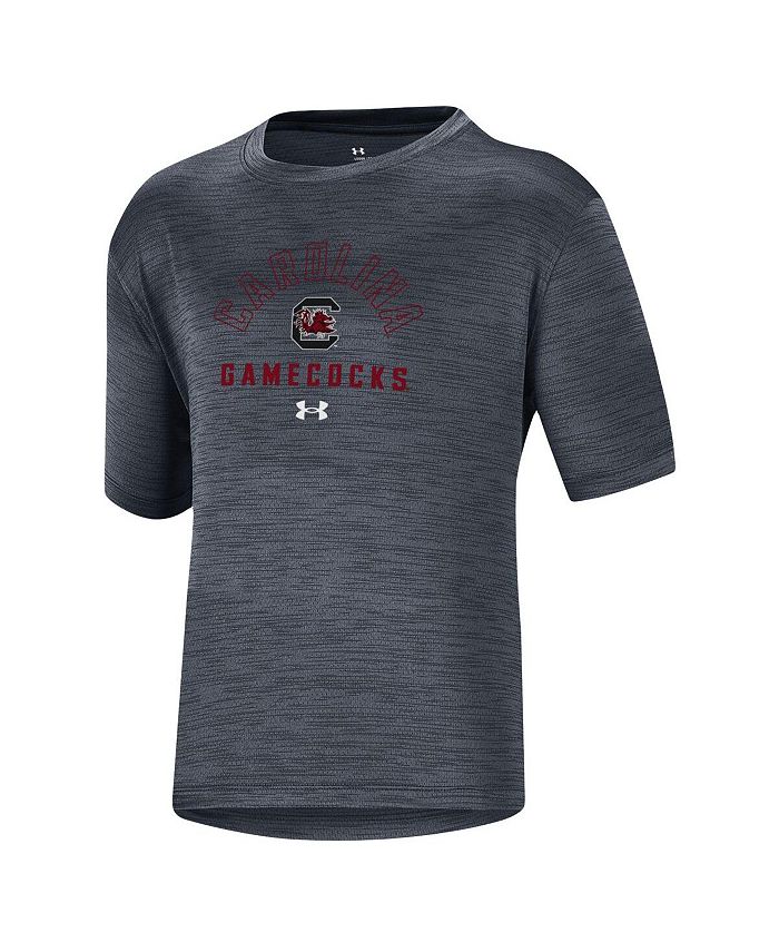Under Armour Big Boys Heather Black South Carolina Gamecocks Vent Tech ...