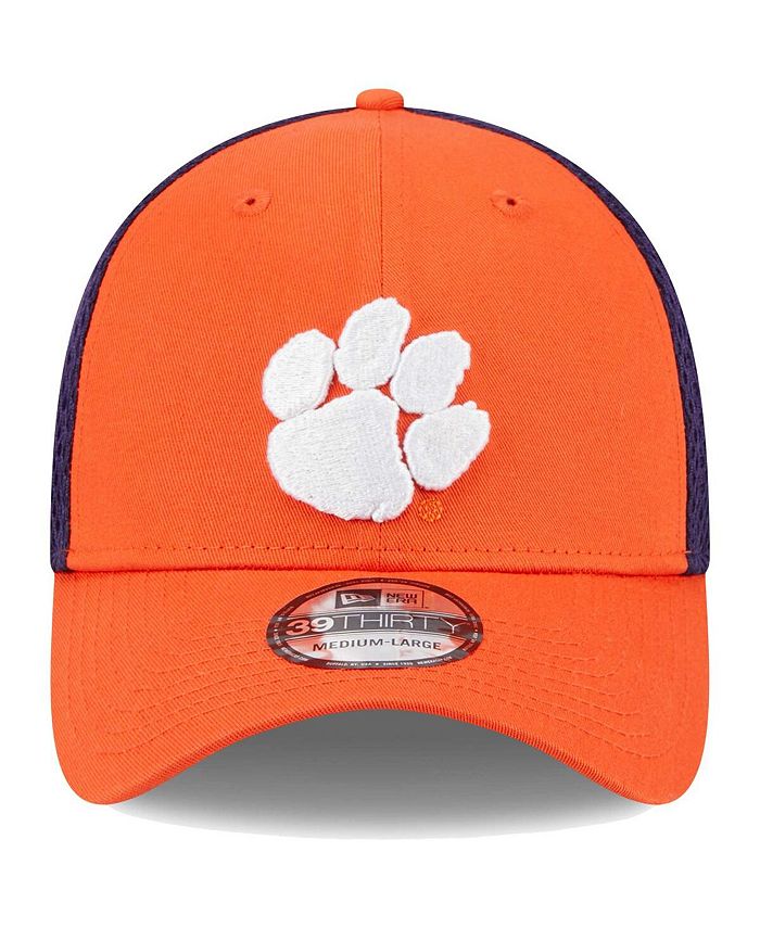 New Era Men's Orange Clemson Tigers Evergreen Neo 39THIRTY Flex Hat ...