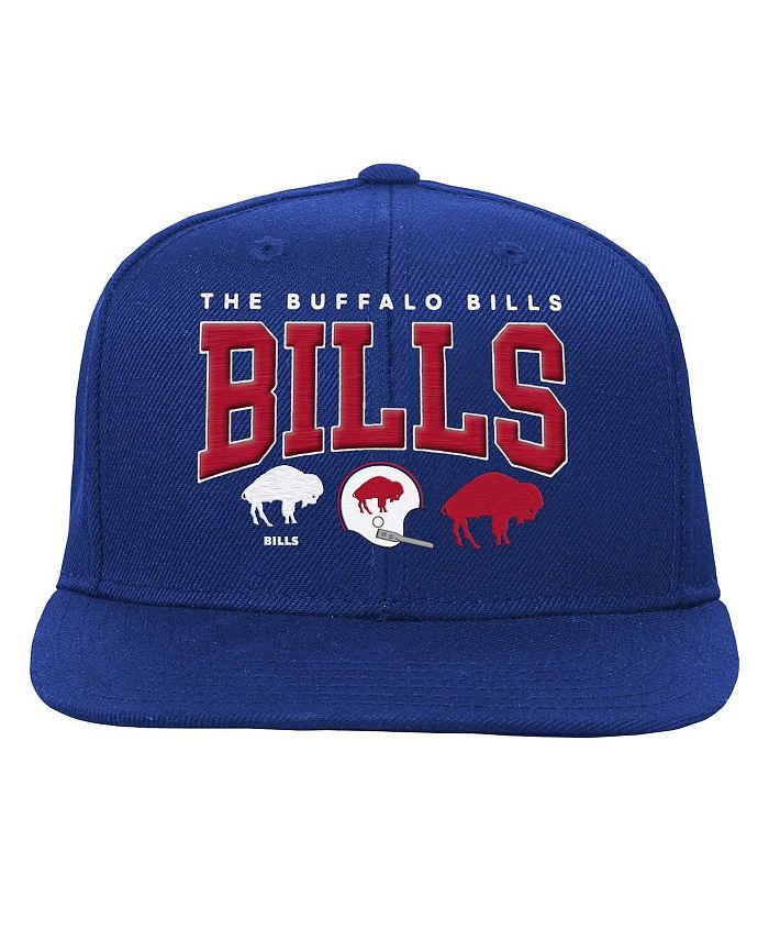 Mitchell & Ness Big Boys and Girls Royal Buffalo Bills Champ Stack Flat ...