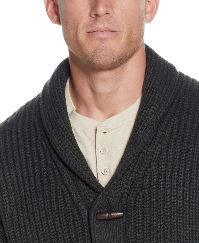 Weatherproof Vintage Men's Lined Toggle Cardigan Sweater - Macy's