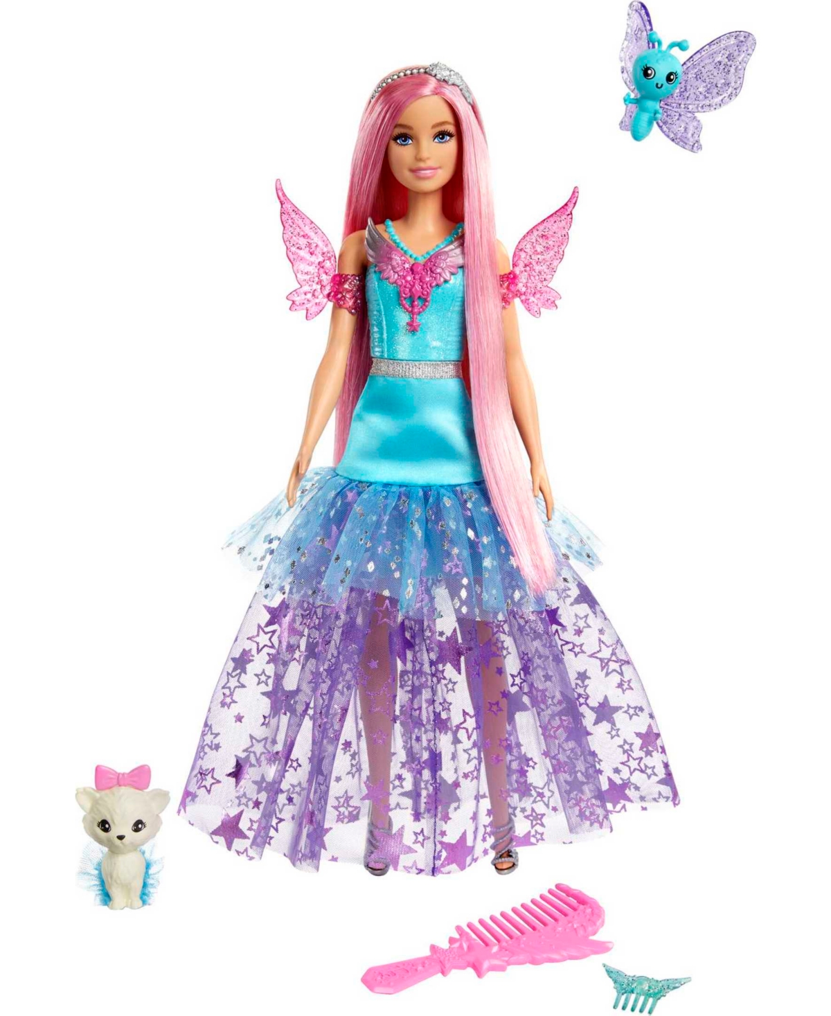 Barbie Kids' Doll With Two Fairytale Pets, "malibu" From A Touch Of ...