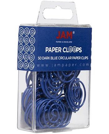 JAM Paper Circular Paper Clips - Round Paperclips - 50 Per Pack - Macy's