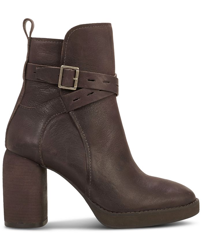 Lucky Brand Women's Natesa Buckled Dress Booties - Macy's