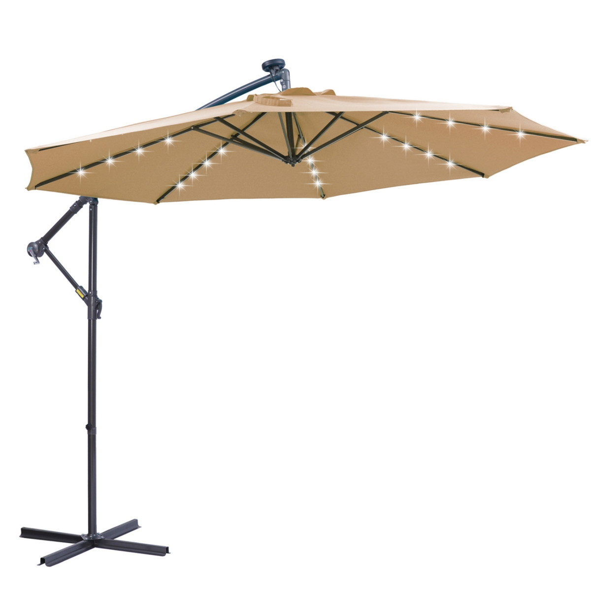 Click here for 10 Ft Solar Led Patio Outdoor Umbrella Hanging Can... prices