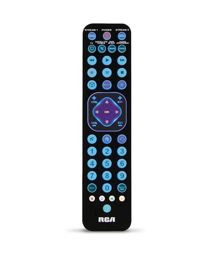 RCA Universal Remote Control Rechargeable - Black - Macy's