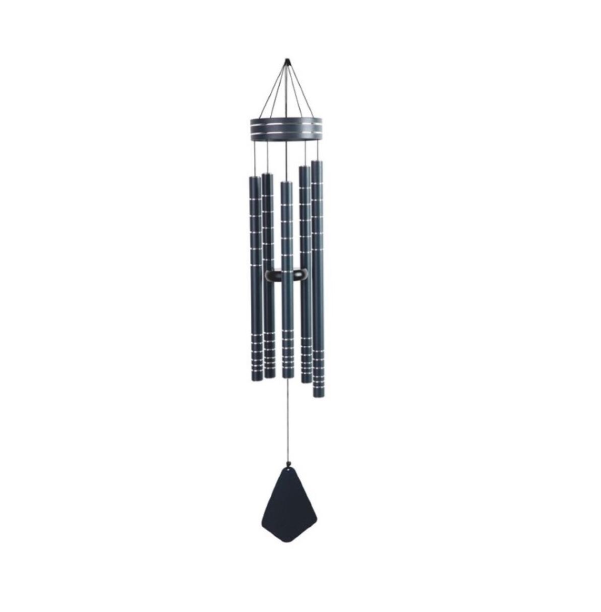 Click here for 40 Long Tuned Wind Chime Traditional Navy Blue Tub... prices