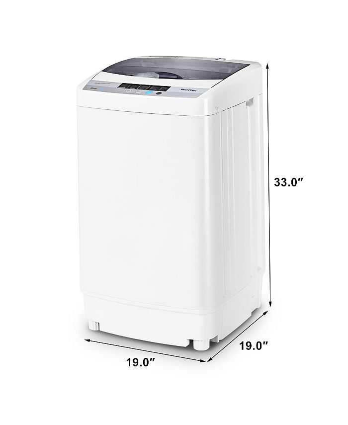 Costway Portable Compact Washing Machine 1.34 Cu.ft Spin Washer - Macy's