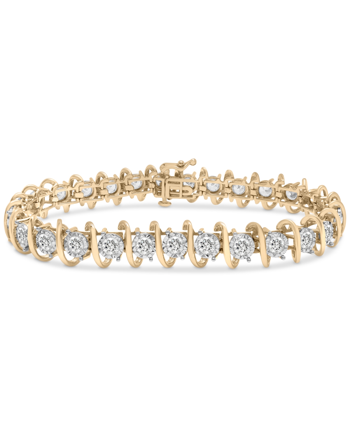 Click here for Diamond Tennis Bracelet (5 ct. t.w.) in 10k Gold... prices