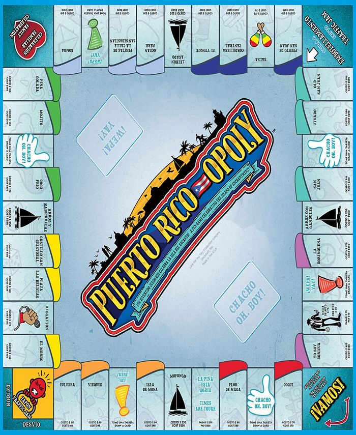 Late for the Sky Puerto Rico-opoly Board Game - Macy's