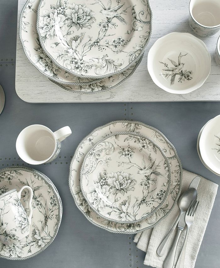 222 Fifth Adelaide Dinnerware Collection - Macy's