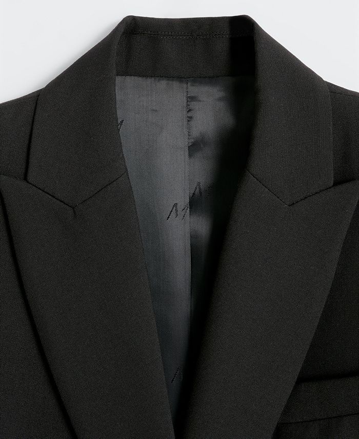 MANGO Women's Double-Breasted Suit Blazer - Macy's