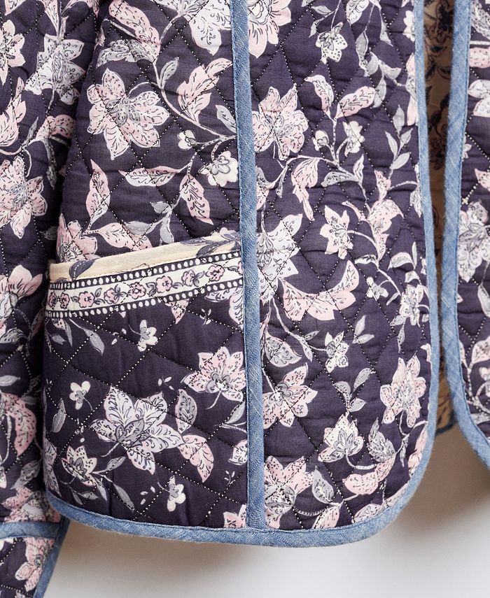 MANGO Women's Quilted Reversible Jacket - Macy's