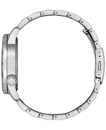 Citizen Eco-Drive Men's Weekender Stainless Steel Bracelet Watch 43mm ...
