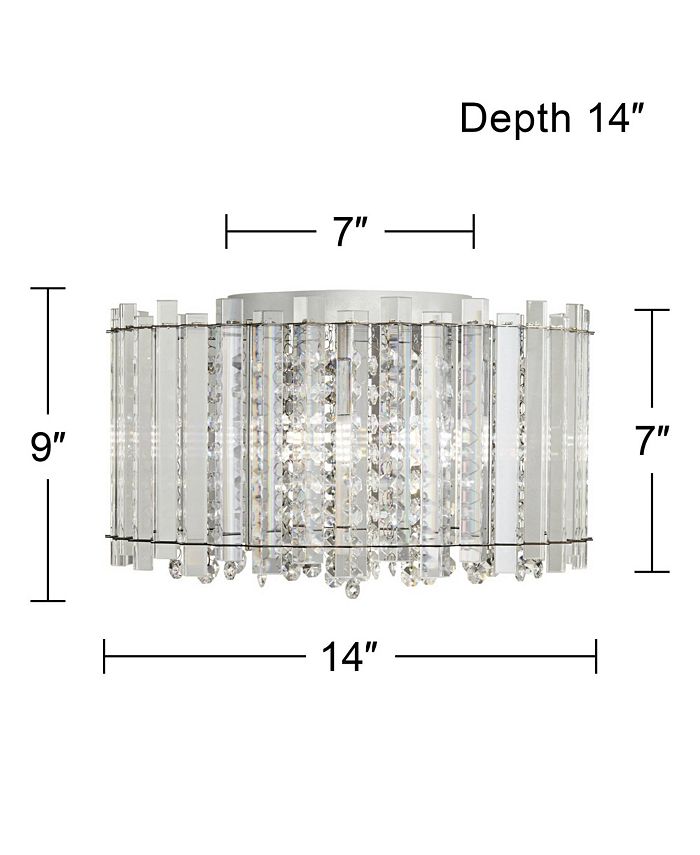 Vienna Full Spectrum Francesca Luxury Close To Ceiling Light Flush ...
