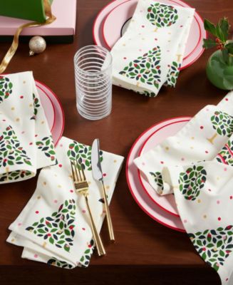 kate spade new york Holiday Confetti Table Linens collection - Macy's
