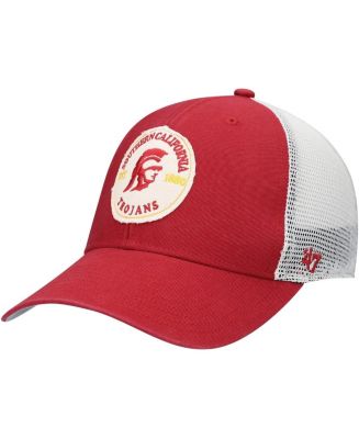 Men's '47 Brand Cardinal USC Trojans Howell MVP Trucker Snapback Hat ...