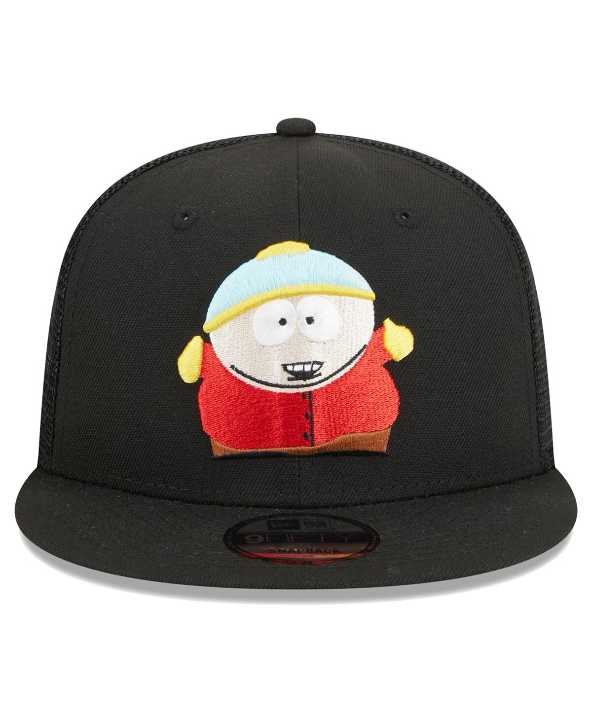 New Era Men's Black South Park Cartman Trucker 9fifty Snapback Hat ...