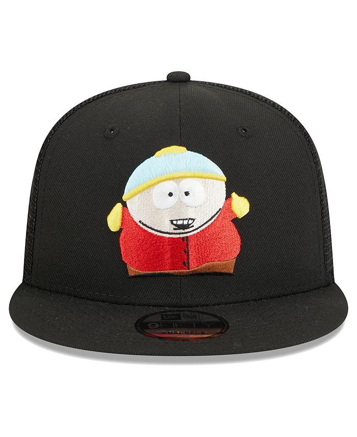 New Era Men's Black South Park Cartman Trucker 9FIFTY Snapback Hat - Macy's