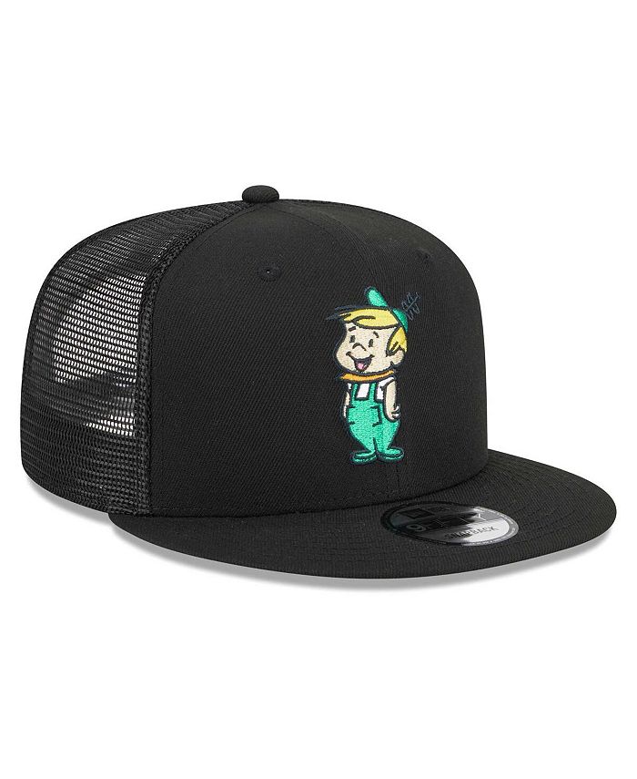 New Era Men's Black The Jetsons Elroy Jetson Trucker 9FIFTY Snapback ...