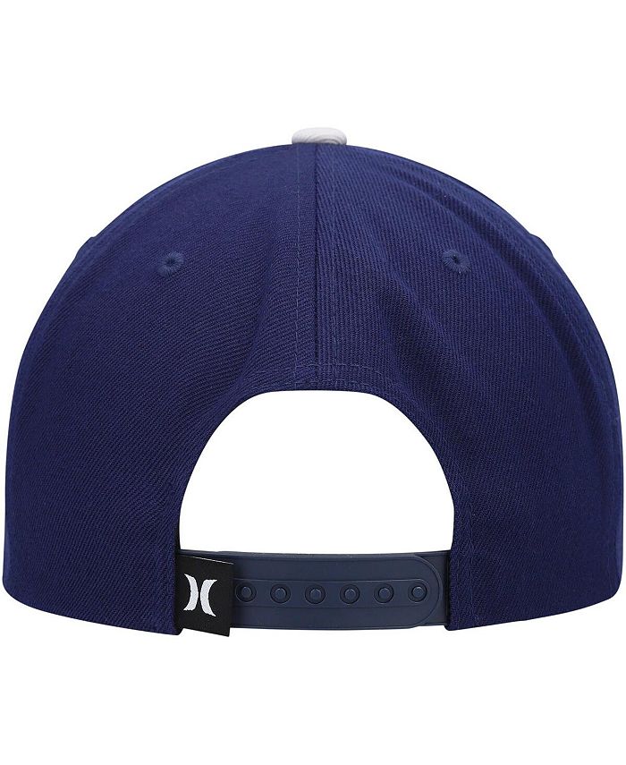 Hurley Men's Navy, Gray Tahoe Snapback Hat - Macy's