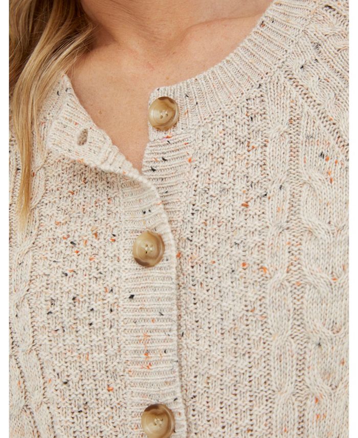 FatFace Women's Chloe Cable Crew Cardigan - Macy's