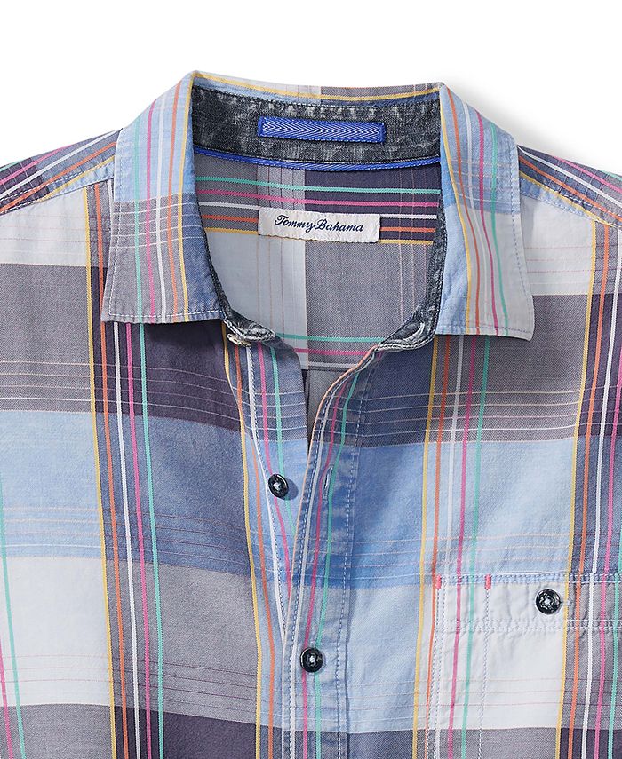 Tommy Bahama Men's Mood Indio Plaid Shirt - Macy's