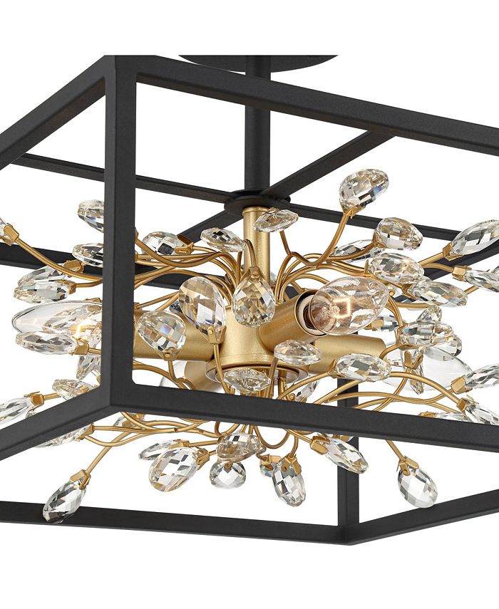 Possini Euro Design Carrine Modern Ceiling Light Semi Flush-Mount ...