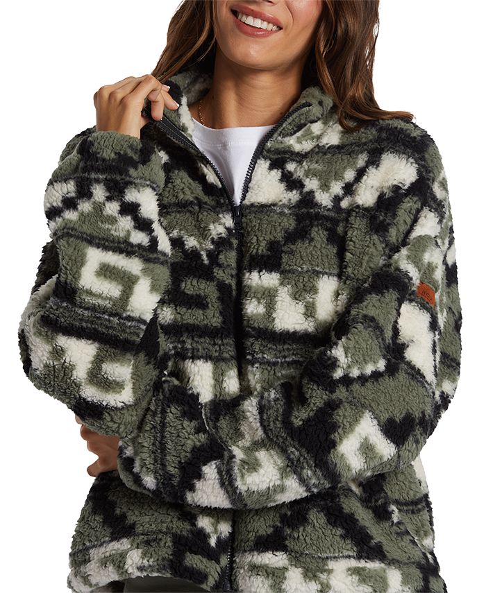 Roxy Juniors' Off The Wave Sherpa Fleece - Macy's