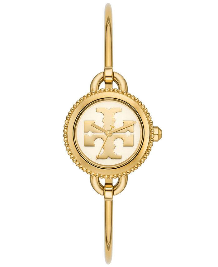 Tory Burch Women's The Miller Gold-Tone Stainless Steel Bangle Bracelet ...
