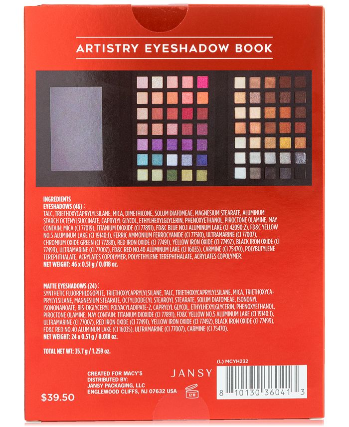 Created For Macy's Artistry Eyeshadow Book, Created for Macy's - Macy's
