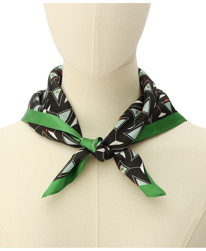 kate spade new york Martini Geo Silk Bandana - Macy's