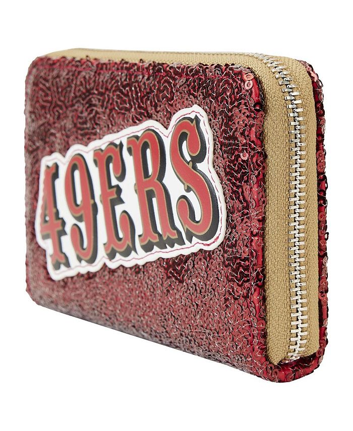 Loungefly Women's San Francisco 49ers Sequin Zip-Around Wallet - Macy's