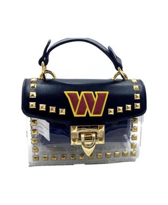 Women's Cuce Washington Commanders Studded Clear Crossbody Purse - Macy's