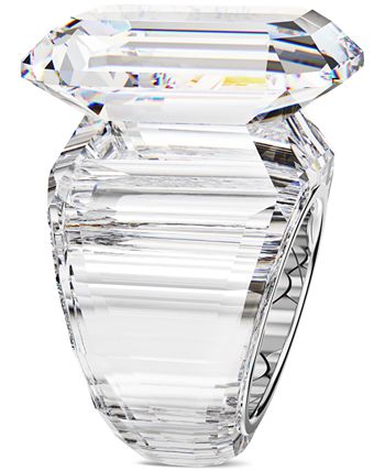 Swarovski Lucent Crystal Cocktail Ring - Macy's