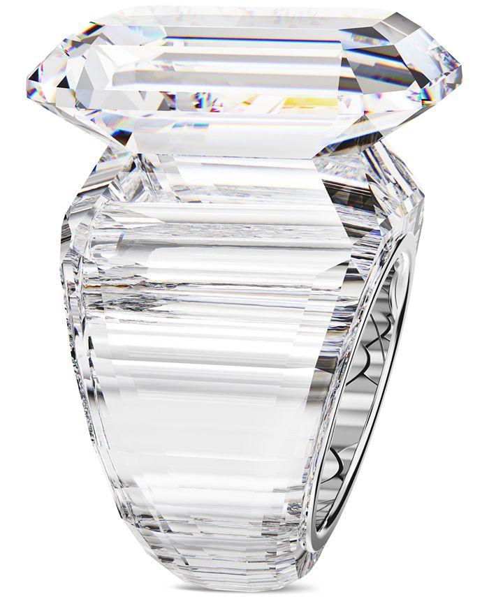 Swarovski Lucent Crystal Cocktail Ring - Macy's