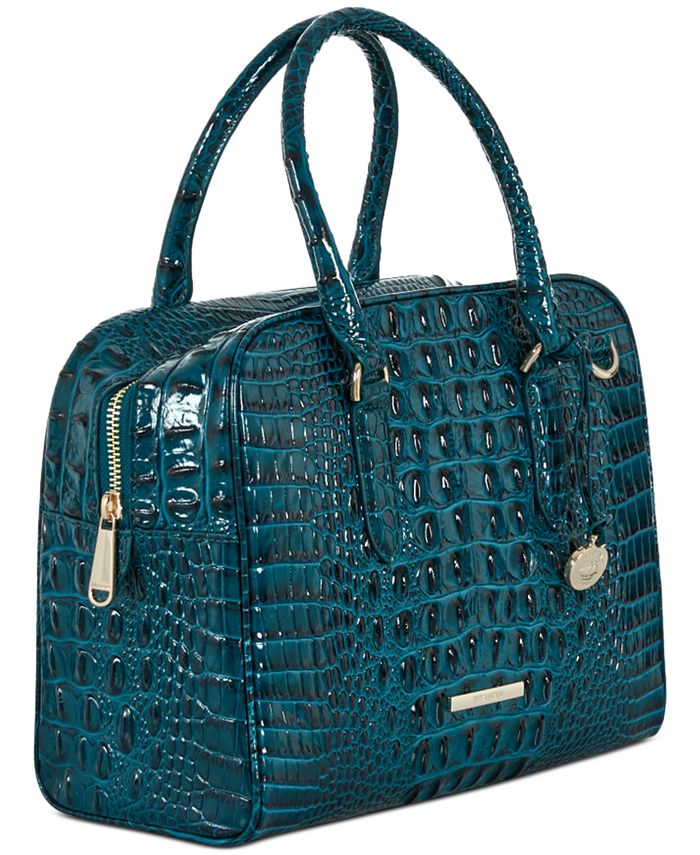 Brahmin Marissa Steel Melbourne Leather Satchel - Macy's