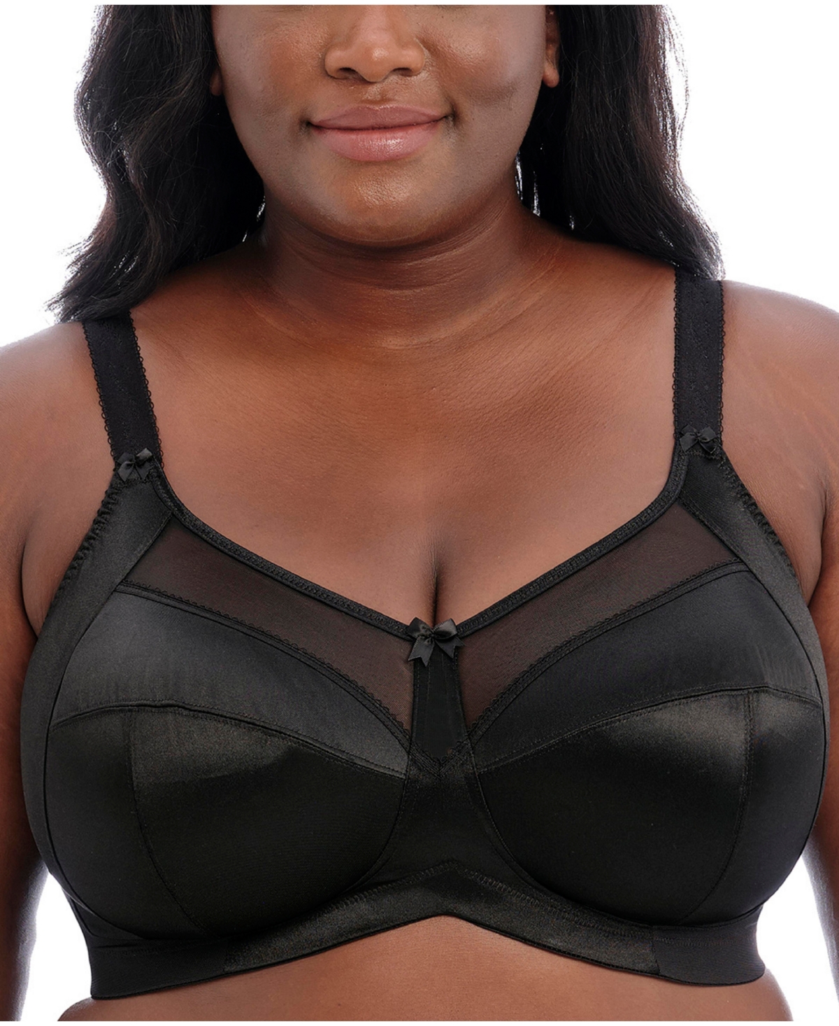 Click here for Goddess Plus Size Keira Wireless Bra  GD6093 - Bla... prices