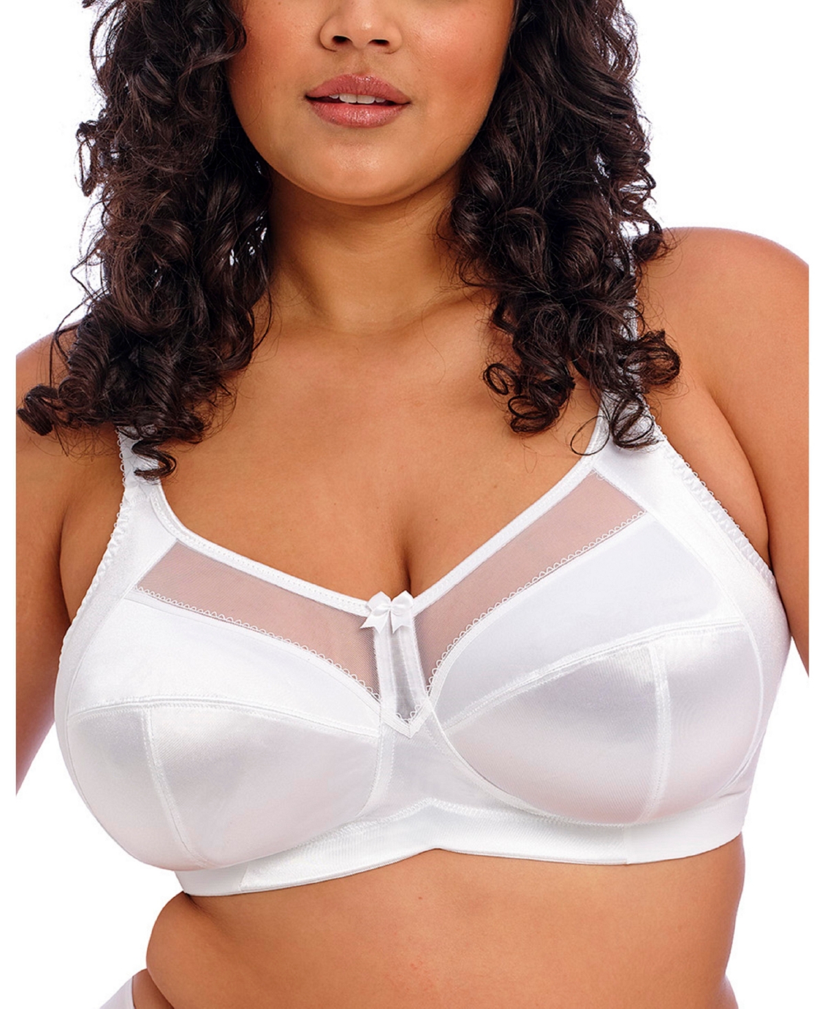 Click here for Goddess Plus Size Keira Wireless Bra  GD6093 - Whi... prices
