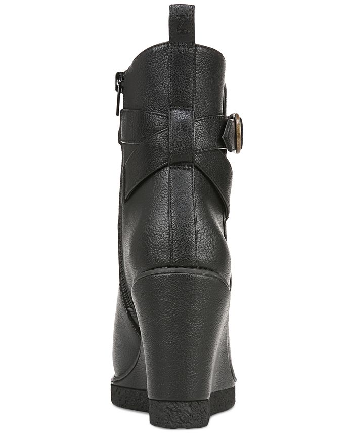 Zodiac Women's Ina Buckled Wedge Booties - Macy's