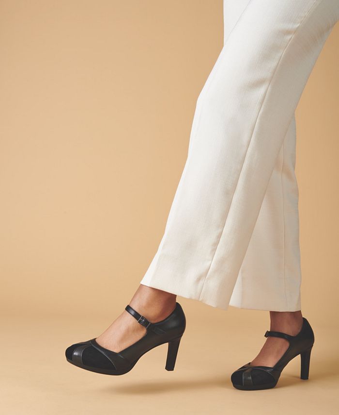 Clarks Women's Ambyr Light Mary Jane High-Heel Pumps - Macy's