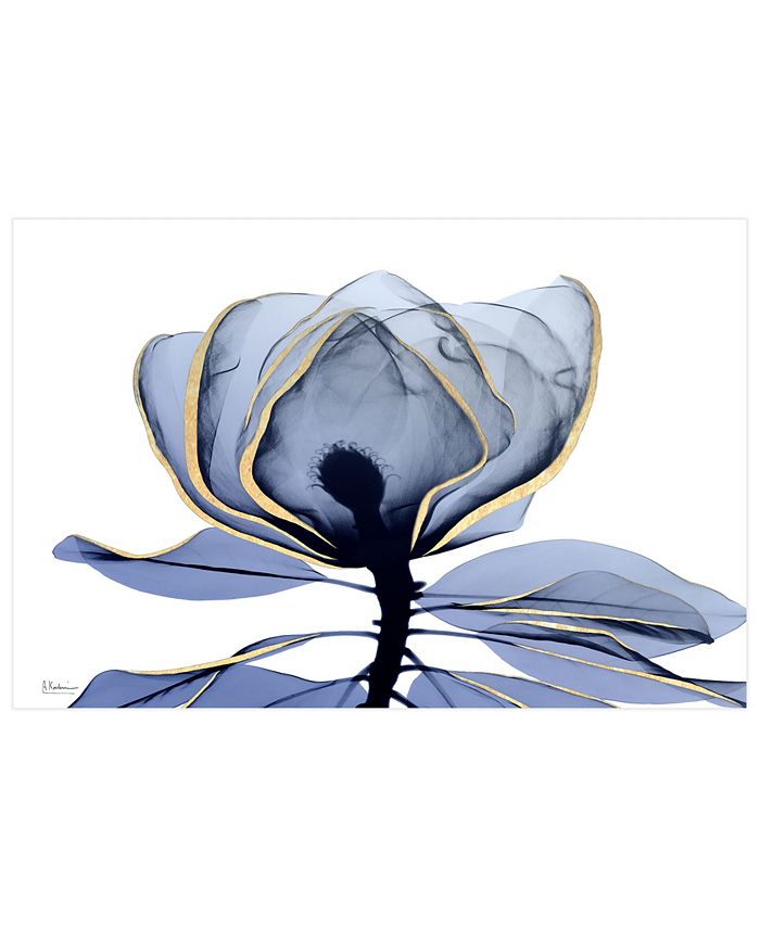 Empire Art Direct "Golden-Tone Midnight 1" Frameless Free Floating ...