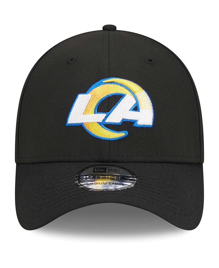 New Era Men's Black Los Angeles Rams Main 39THIRTY Flex Hat - Macy's