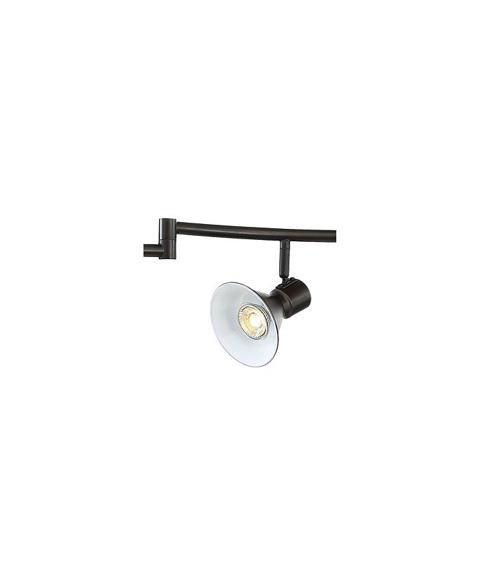Pro Track Rhodes 6-Head LED Ceiling Track Light Fixture Kit Spot-Light ...