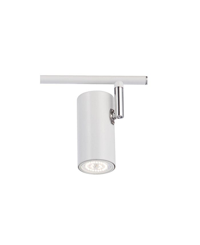Pro Track Galena 4-Head LED Ceiling Track Light Fixture Kit Spot-Light ...