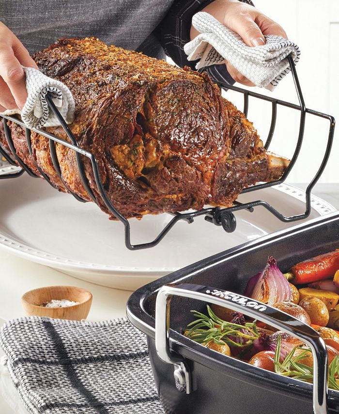 Circulon Carbon Steel 2 Pc. Ultra-lasting 17" x 13" Nonstick Roasting ...